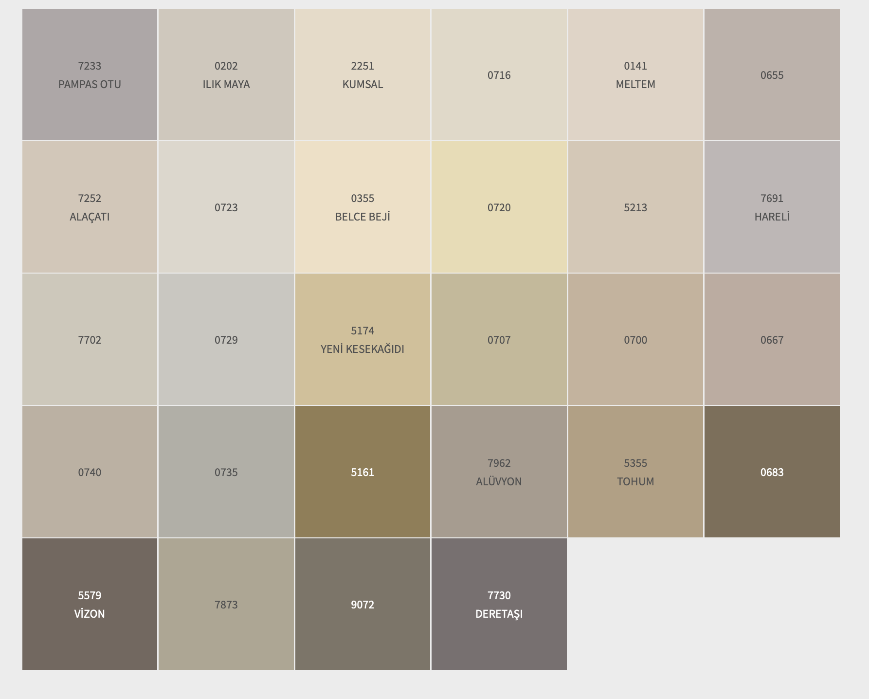 Dyo İç Cephe Renk Kartelası 2023 (Güncel Renkler) - Dekor Cenneti - Ev ...